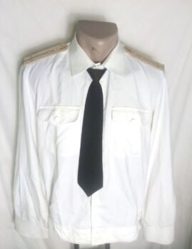 Uniform Parade White Shirt Captain Officer Tie Russian Soviet Army ...